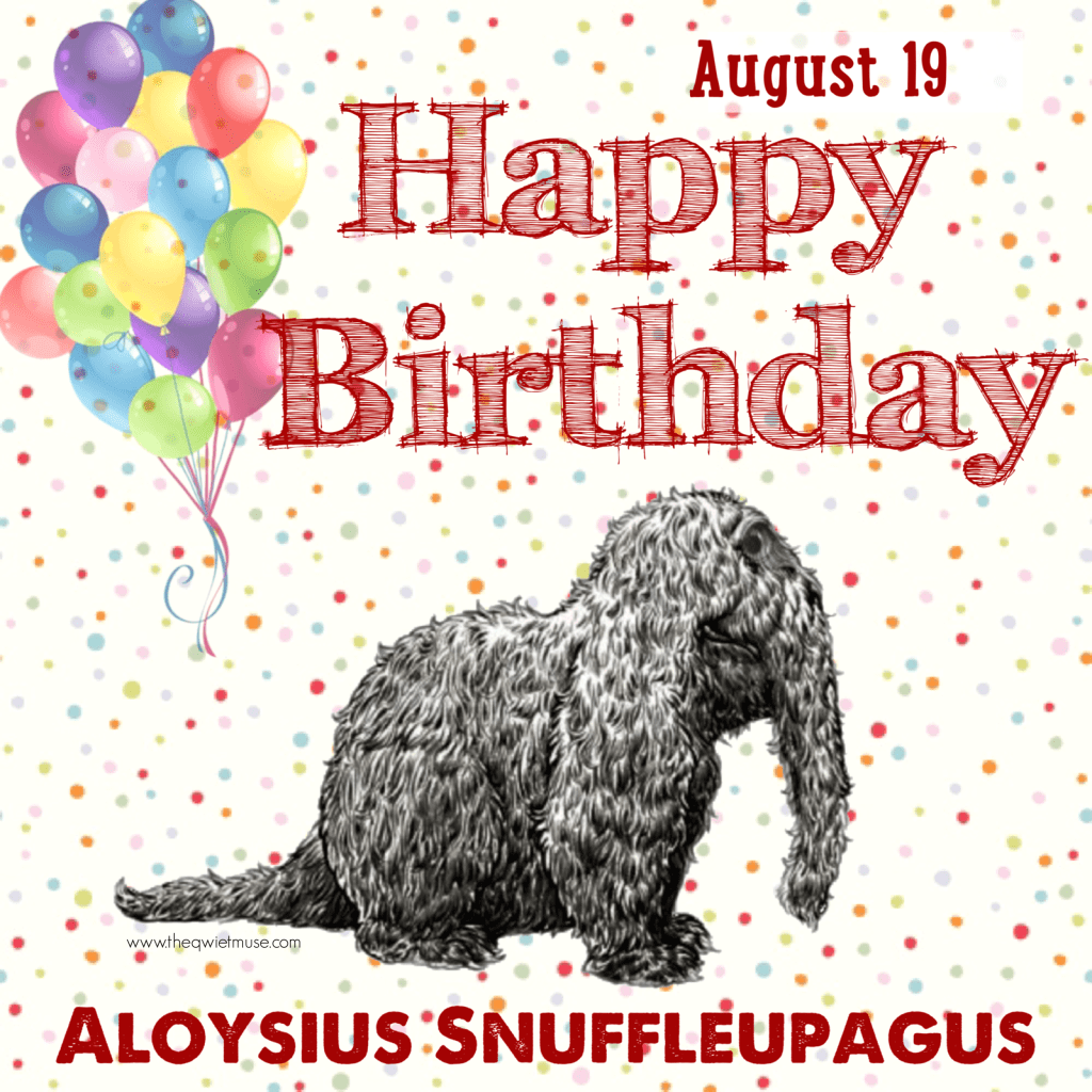 Celebrating Snuffleupagus, how well do you know him? | The Qwiet Muse